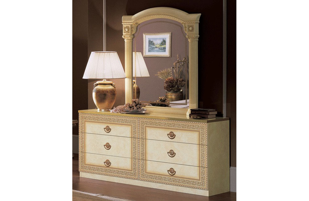 Aida Ivory Double Dresser – Modern Europa Furniture