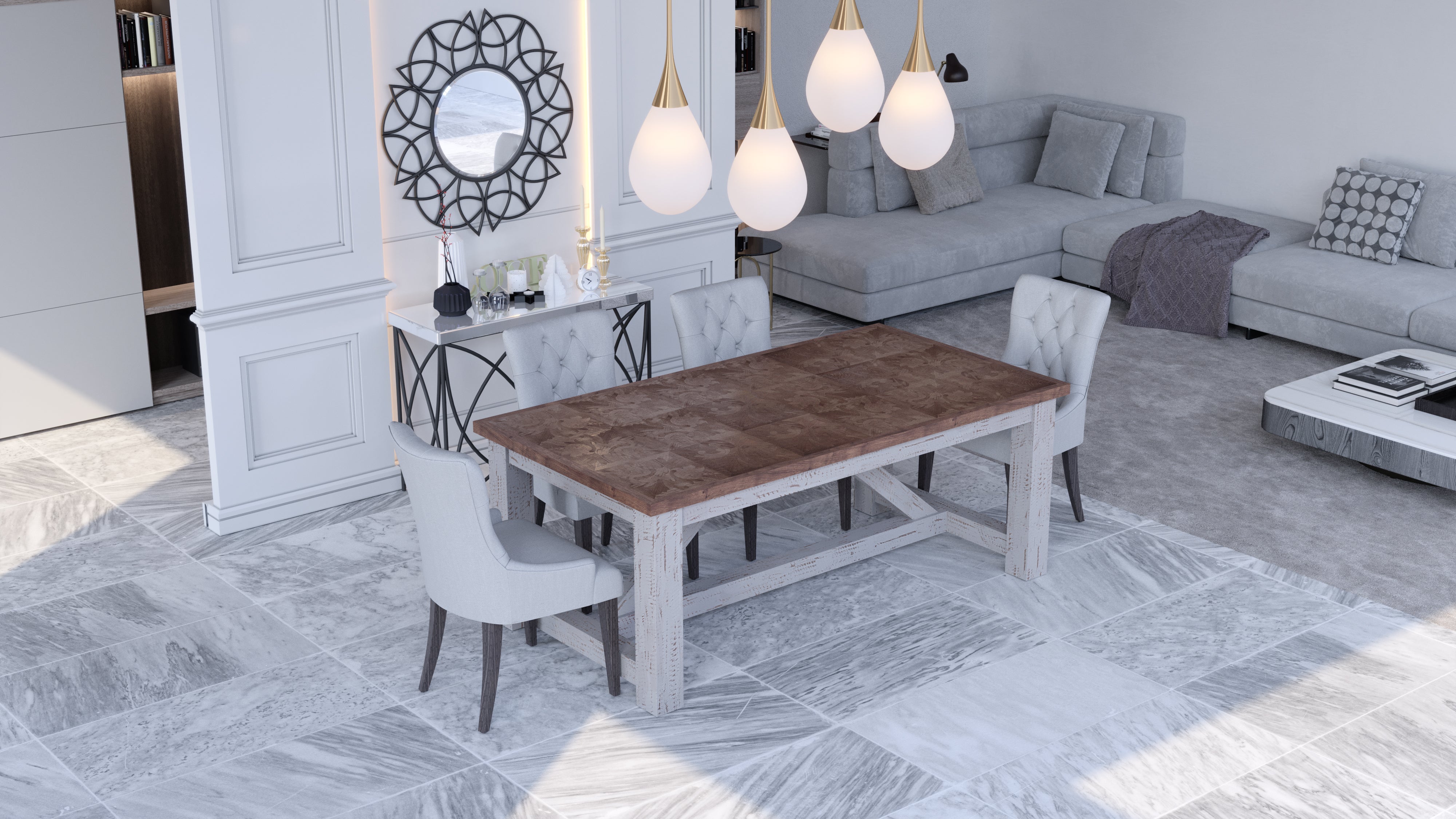 RIMINI Wood Dining Table – Modern Europa Furniture